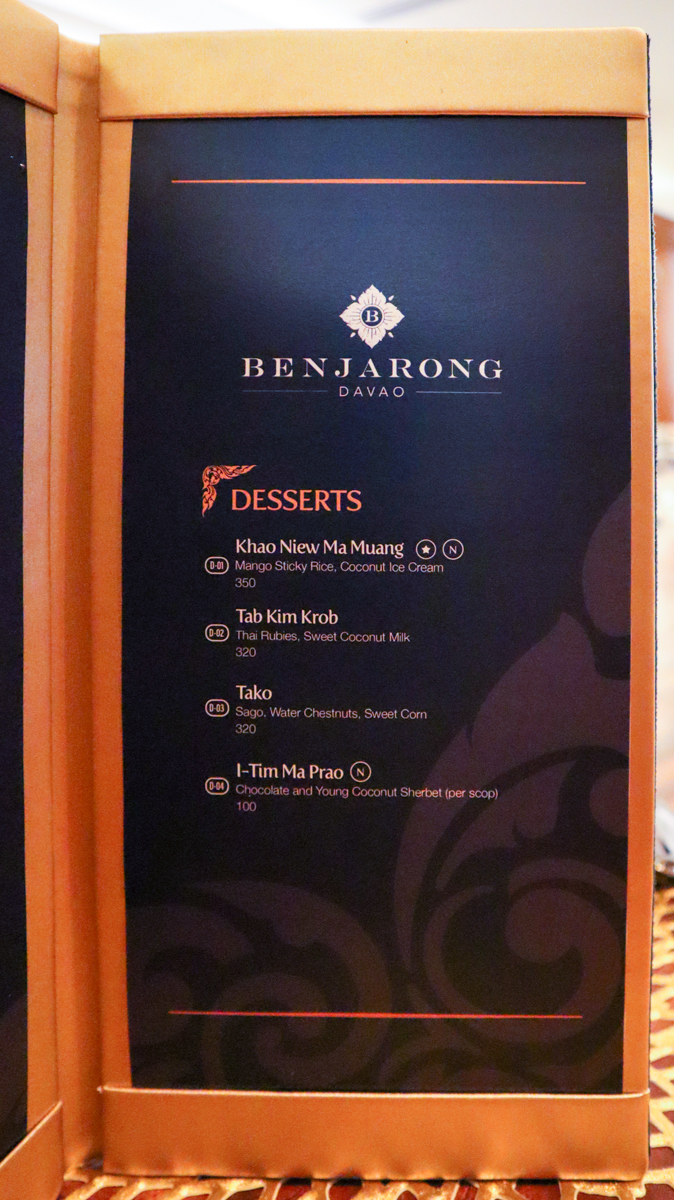 Benjarong Davao at dusitD2 - My Davao City Dining Directory
